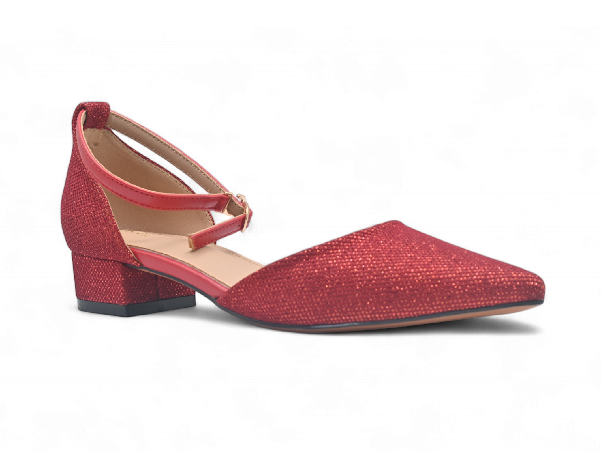 Ladies Court Shoes-Red-17CO008 – Eckofit