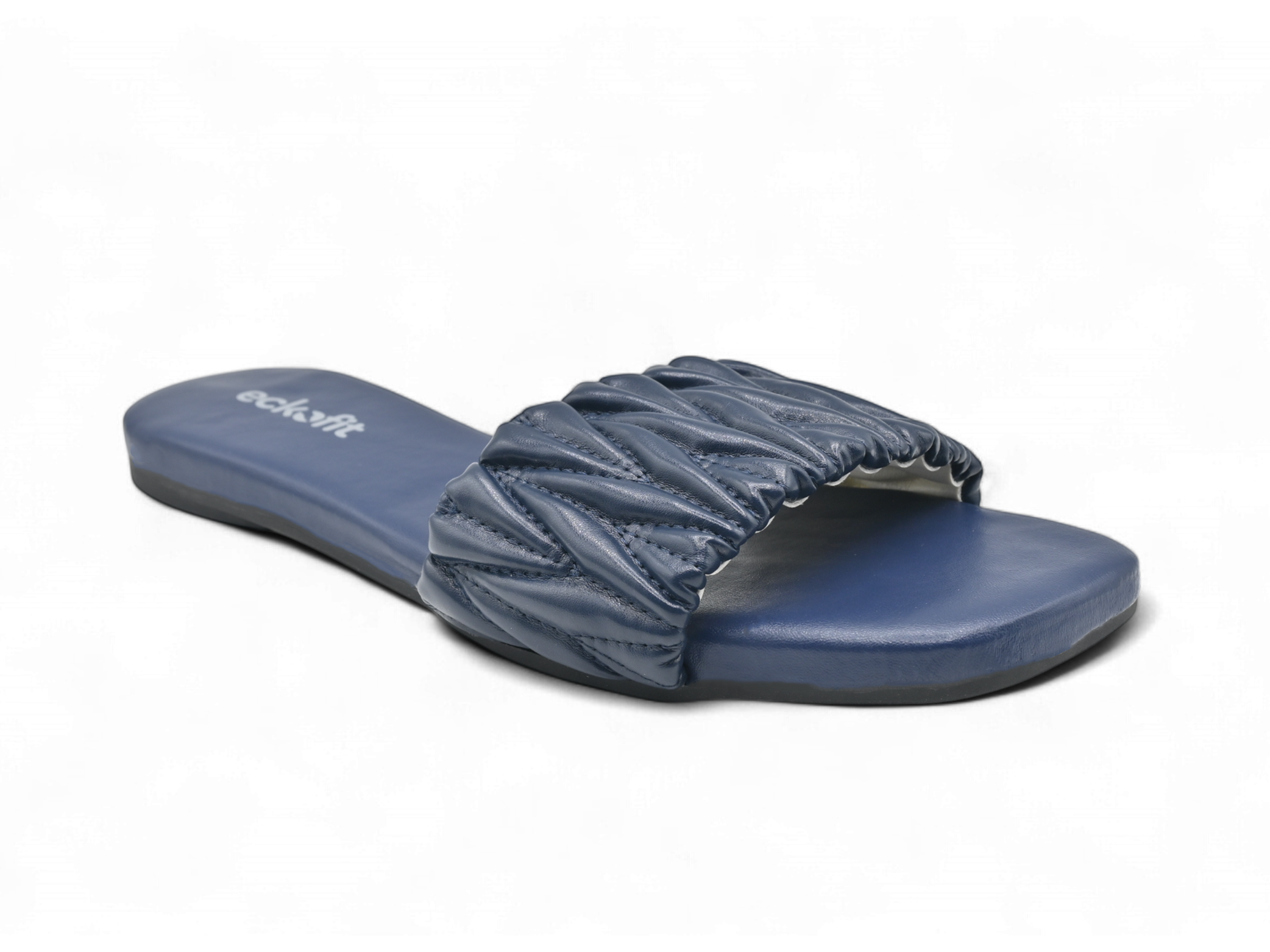 Buy Eckofit ladies navy slippers for tireless outings in summer