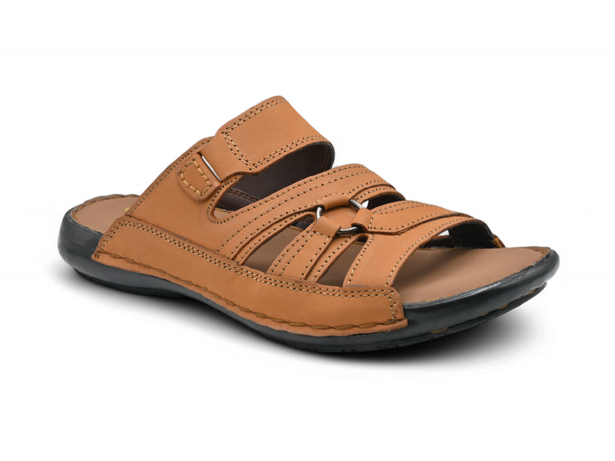 Soft and resiliant mustard slippers for men| Eckofit